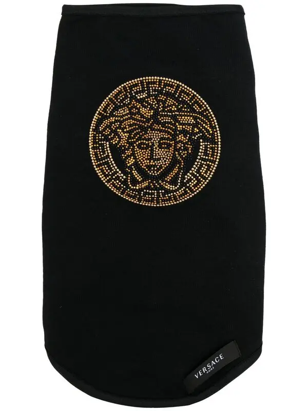 Versace Medusa Small Pet T-shirt - Black