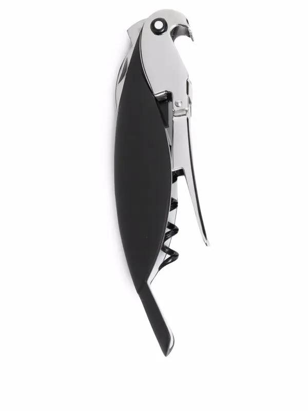 ALESSI Parrot Stainless Steel Corkscrew - Black