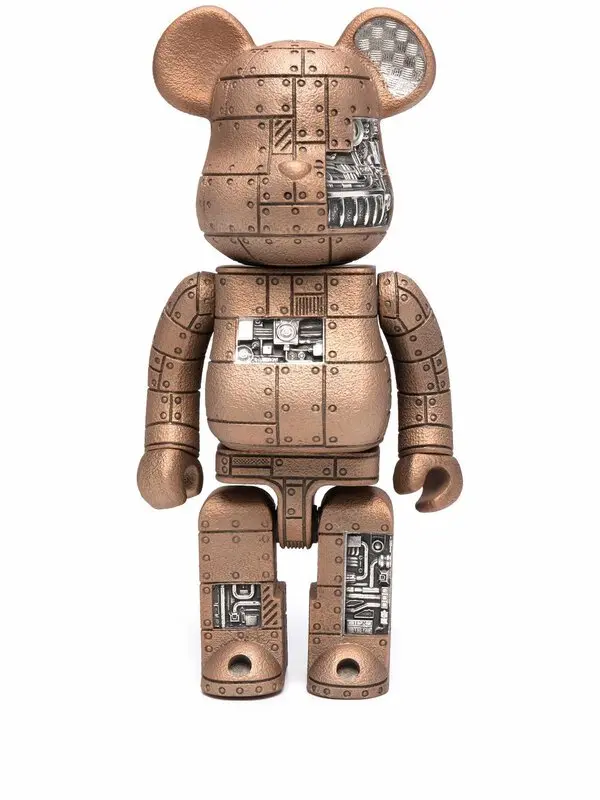 MEDICOM TOY X Royal Selangor Be@rbrick Steampunk 400% Figure - Brown