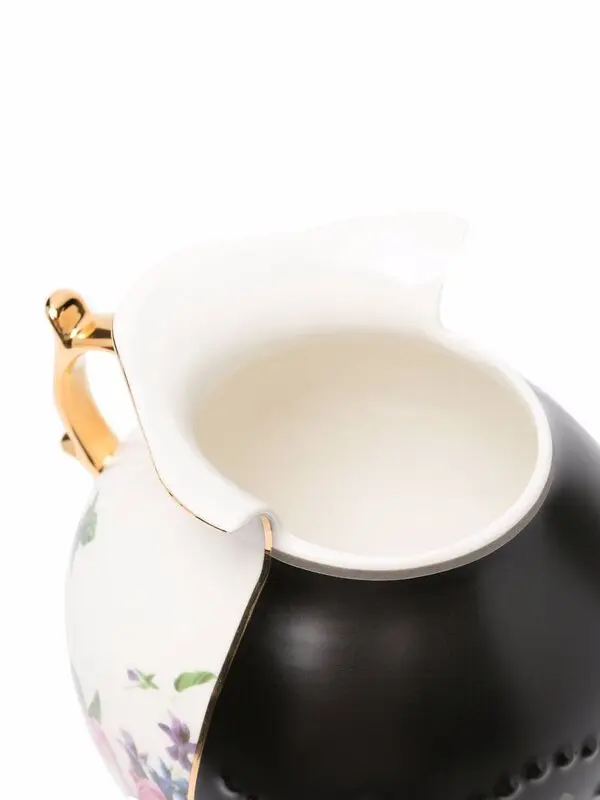SELETTI Hybird Print Vase - Black