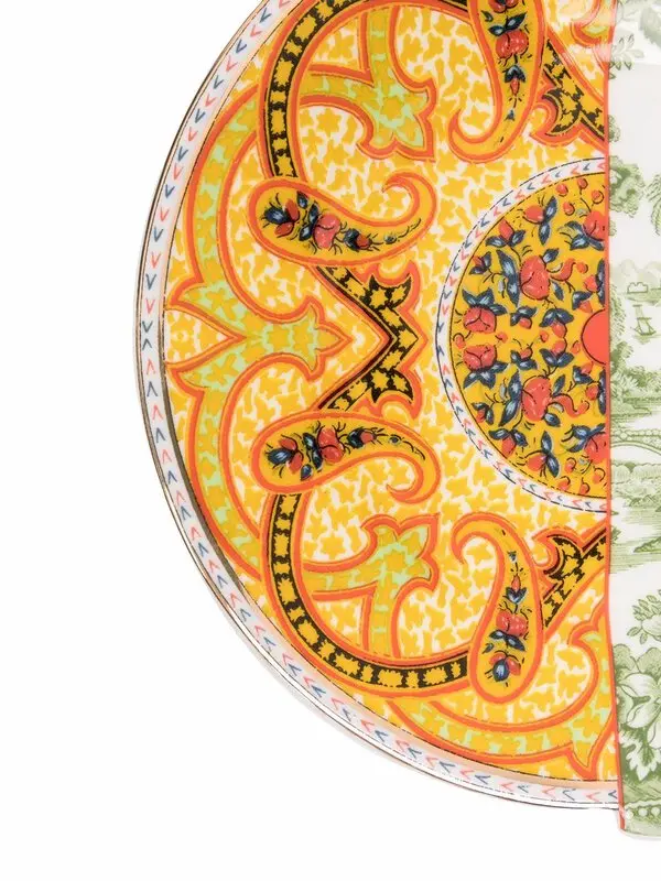 SELETTI Hybrid-print Plate - Green