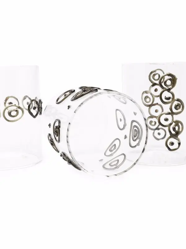 10 CORSO COMO Graphic-print Set Of Glasses