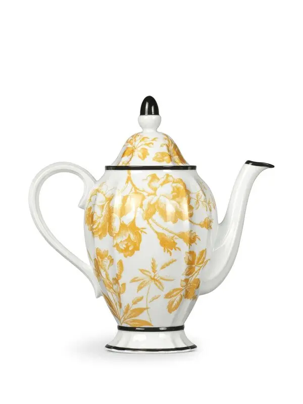 Gucci Botanical-print Coffee Pot