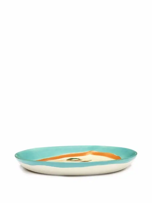 SERAX Feast Face 2 Abstract-print Plate