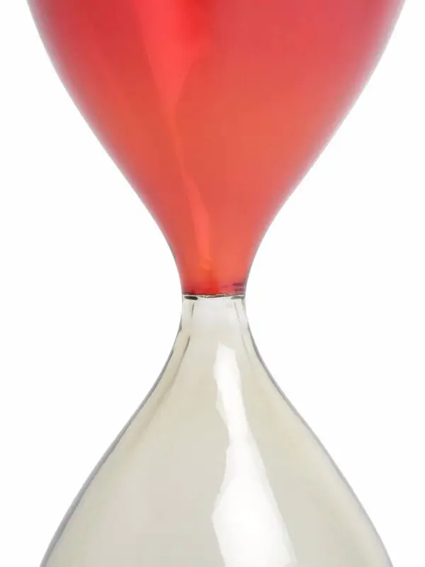 VENINI Clessidra Murano Glass Hourglass - Red