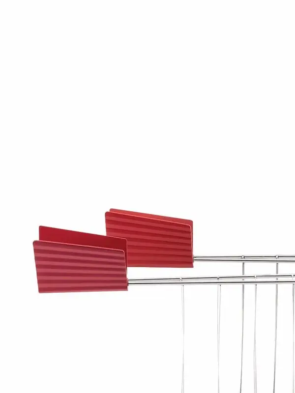 ALESSI Plissé Toaster Racks - Red