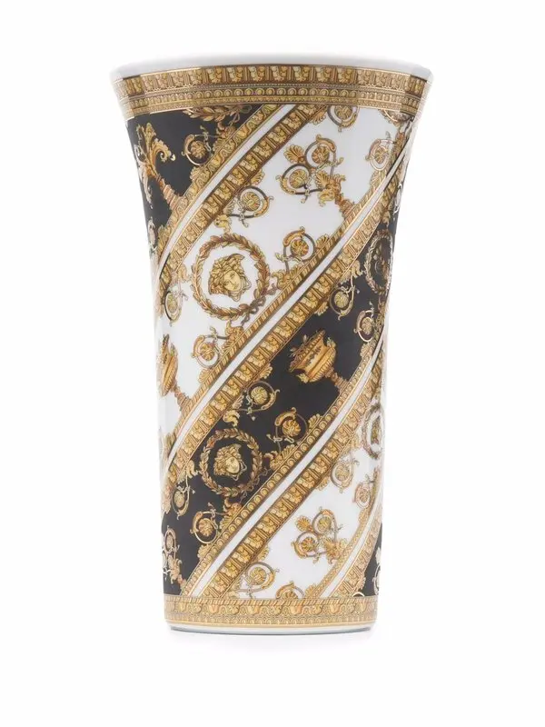 Versace Barocco-print Vase