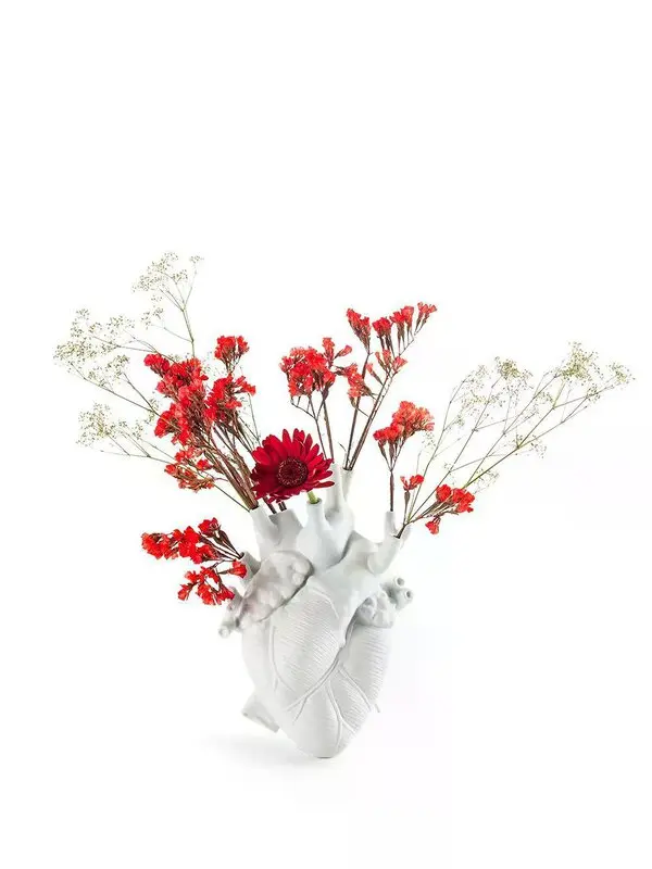 SELETTI Love In Bloom Vase - White