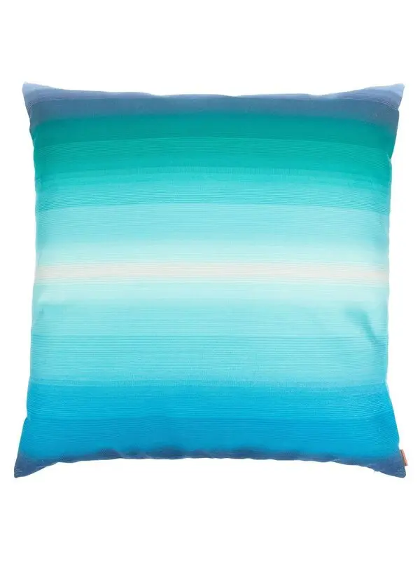 Missoni Tonga Gradient-effect Cushion - Blue