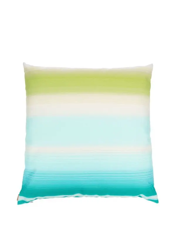 Missoni Tonga Gradient-effect Cushion - Blue