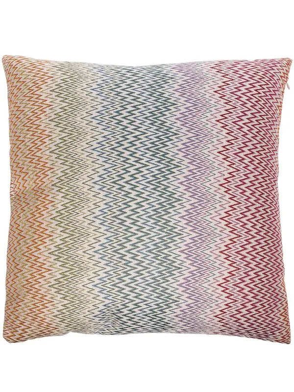 Missoni Arras Chevron-pattern Cushion - Neutrals