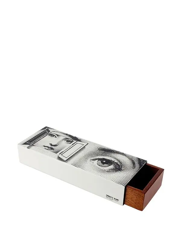 FORNASETTI Printed Wooden Box