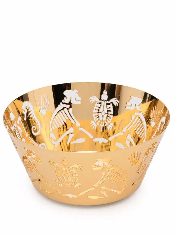 GHIDINI 1961 Medium Perished Bowl - Gold