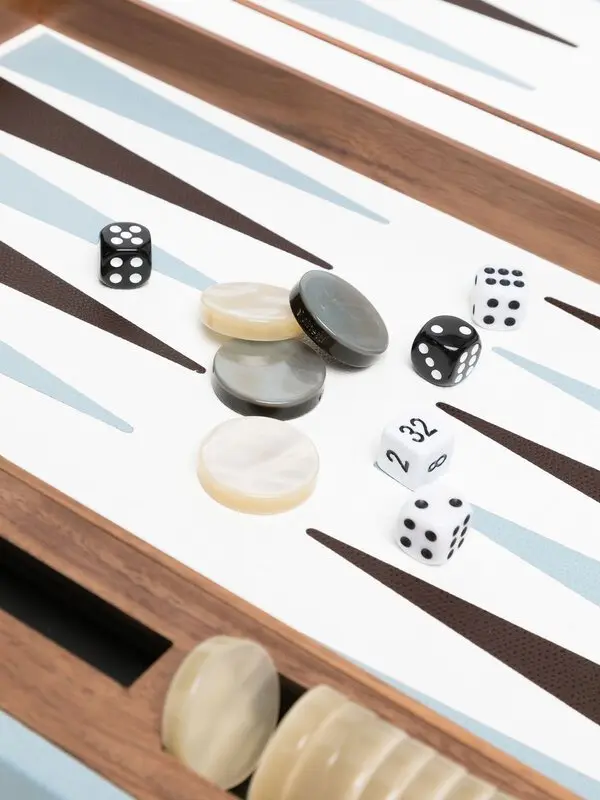 PINETTI Backgammon Leather Table Game