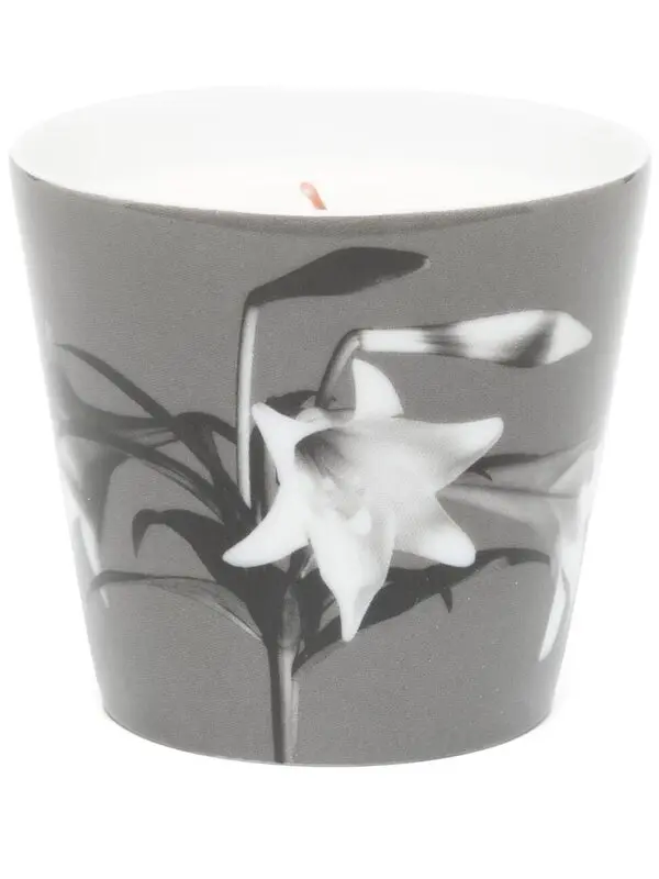 LIGNE BLANCHE X Robert Mapplethorpe 'emotion Fleurie' Candle - Grey