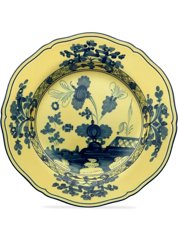 GINORI 1735 Oriente Italiano Soup Plate - Yellow