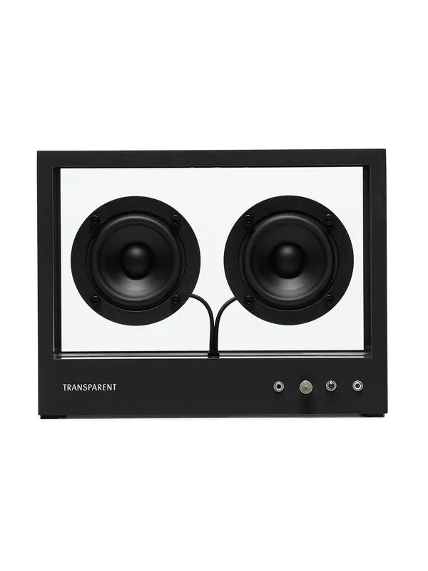 TRANSPARENT Small Speaker - Black