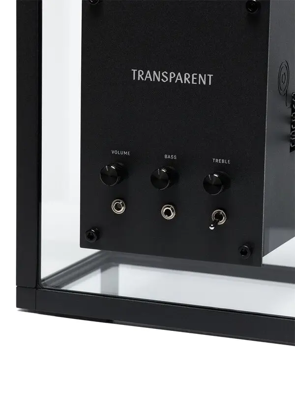 TRANSPARENT Large Speaker - Black