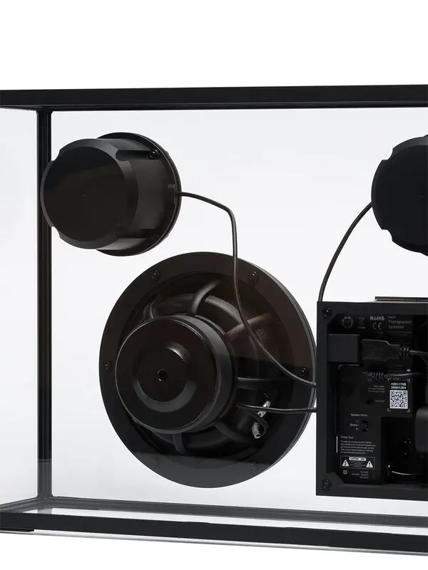 TRANSPARENT Large Speaker - Black