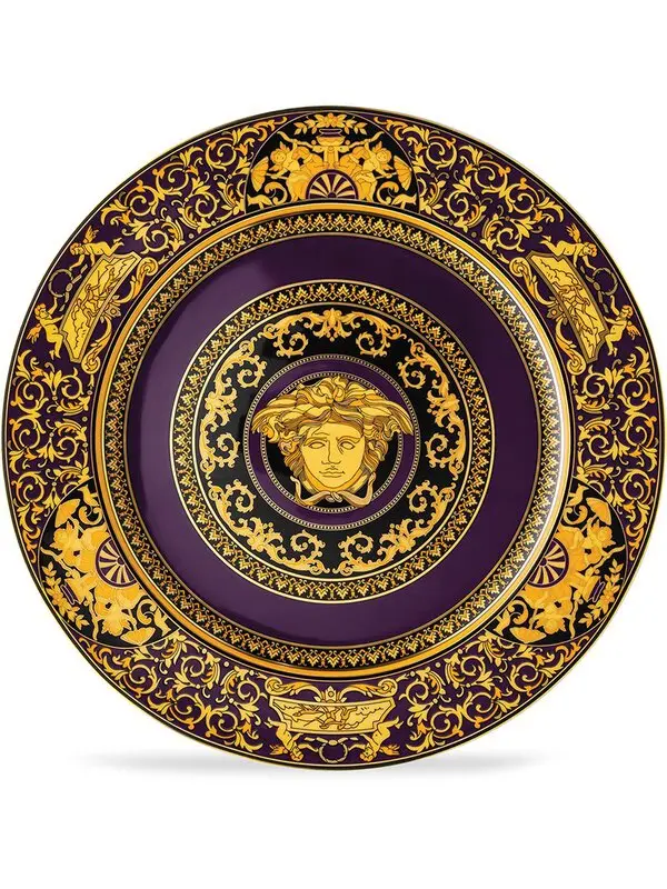 Versace X Medusa Service Plate - Purple