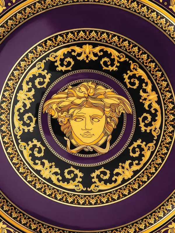 Versace X Medusa Service Plate - Purple