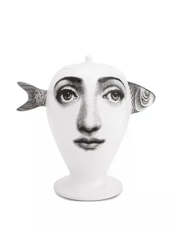 FORNASETTI Pesce Vase - White