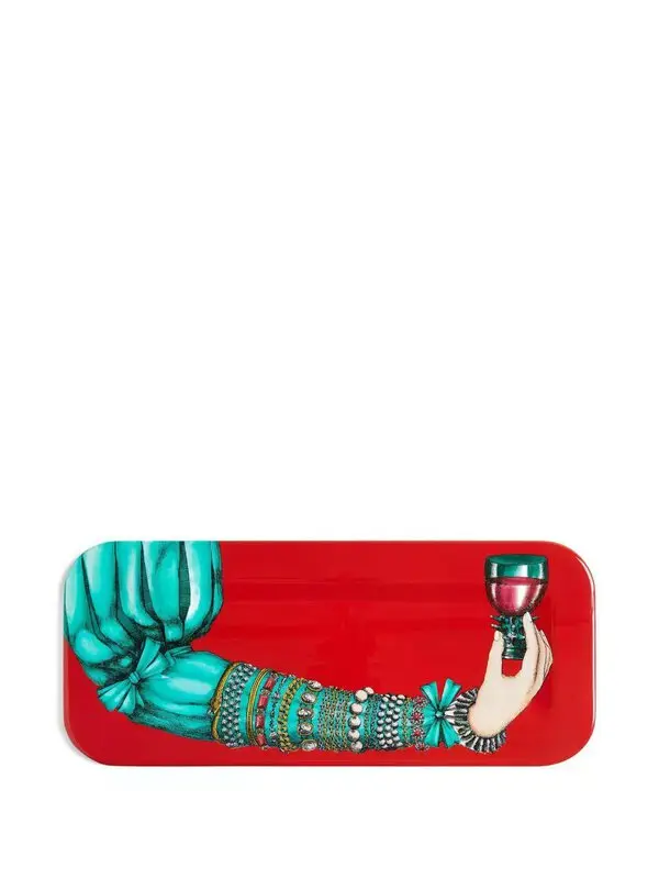 FORNASETTI Illustrated Wine Tray