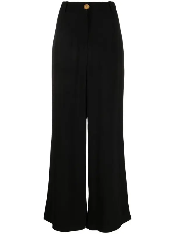 Balmain High-waisted Palazzo Pants