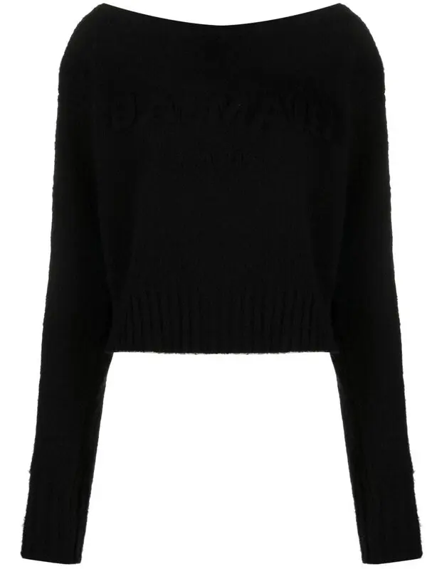 Balmain Boat-neck Jumper