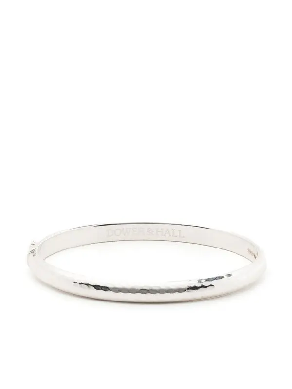 DOWER AND HALL Dimple-effect Sterling Bracelet - Silver