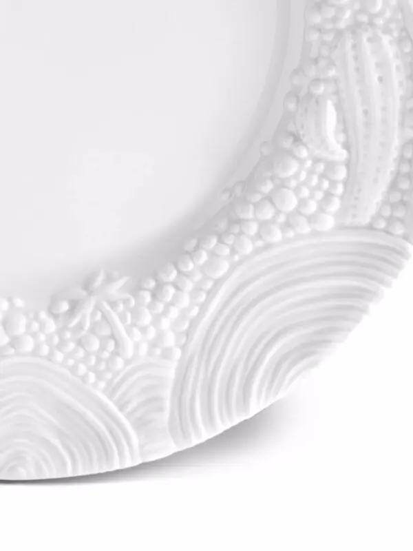 L'Objet Haas Mojave Desert Charger Plate - White