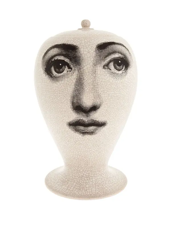 FORNASETTI Jar Bitossi Ceramiche - White
