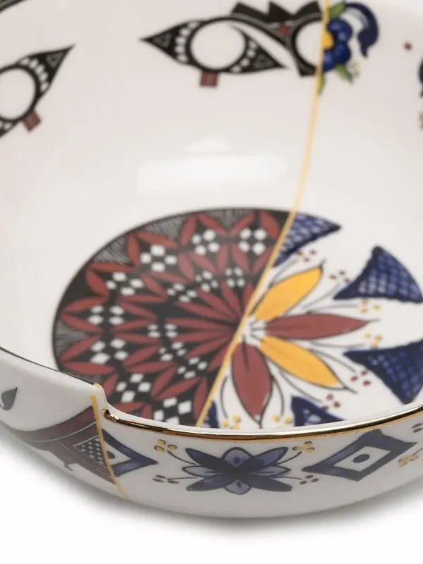 SELETTI Hybrid Contrast-print Bowl