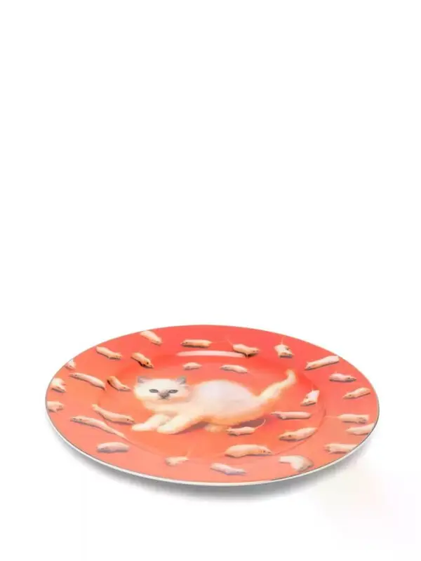 SELETTI Graphic-print Plate