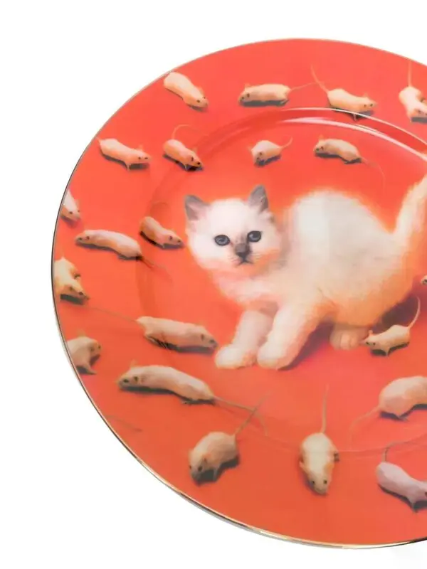 SELETTI Graphic-print Plate