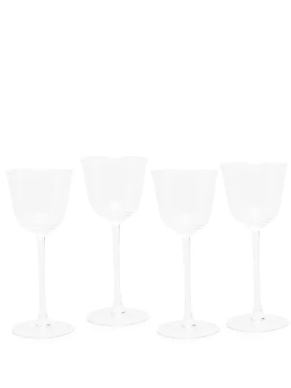 ANN DEMEULEMEESTER X SERAX Grace Wine Glasses - White