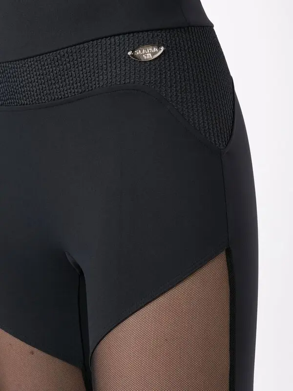 AMIR SLAMA Slama Gym + Manly Cropped Performance Leggings