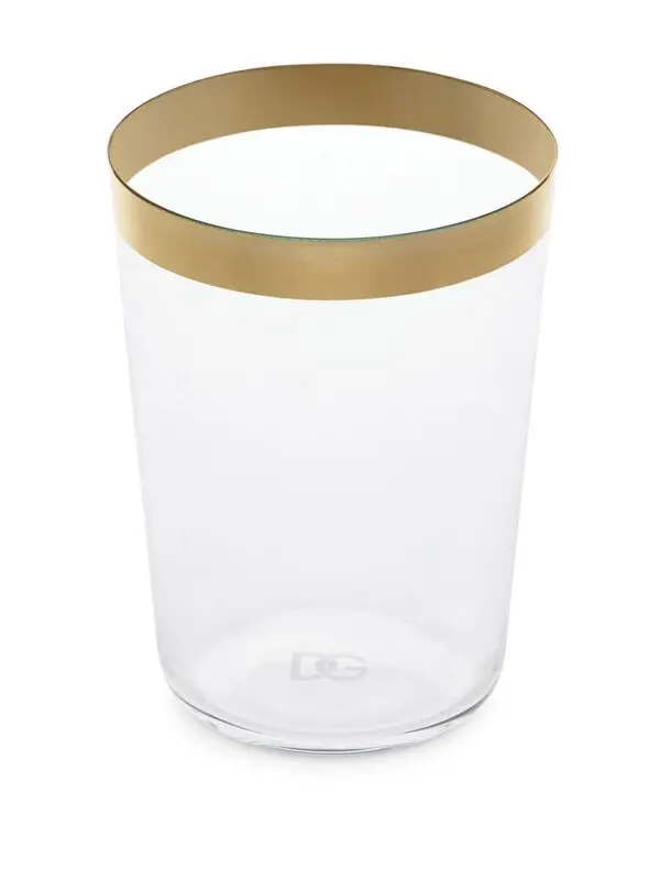Dolce & Gabbana Striped-border Drinking Glasses