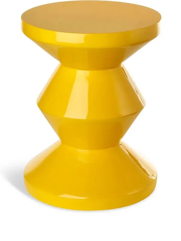 POLSPOTTEN Zig Zag Stool - Yellow