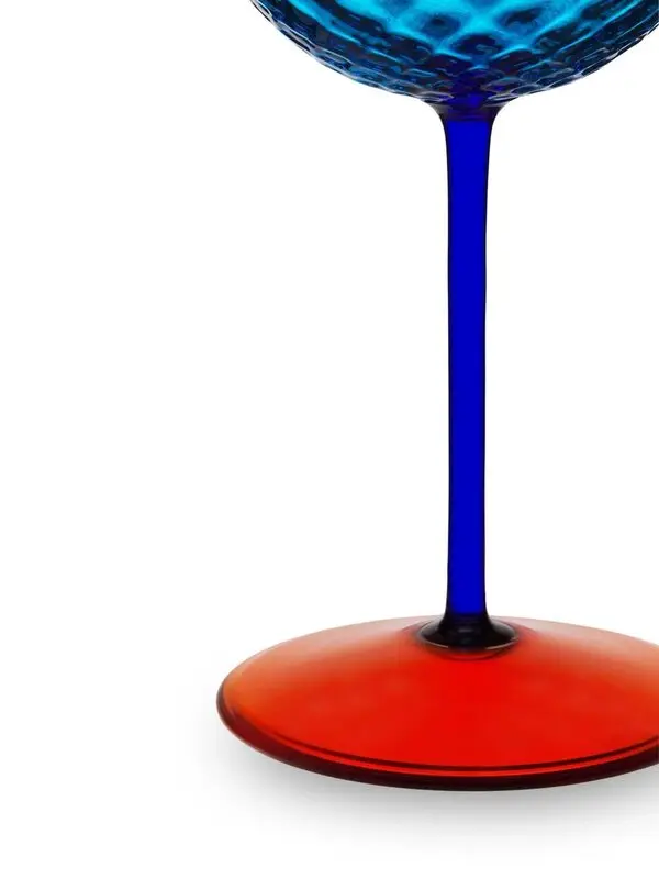 Dolce & Gabbana Hand-blown Murano Wine Glass - Blue