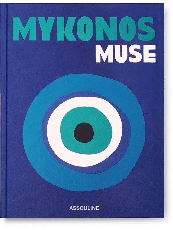 Assouline Mykonos Muse Book - Blue