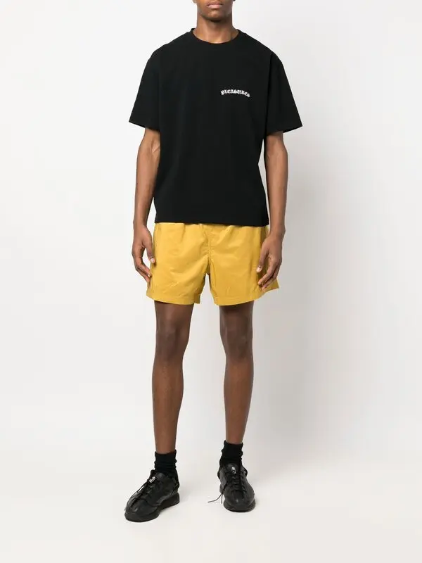 PLEASURES Embossed Logo Bermuda Shorts