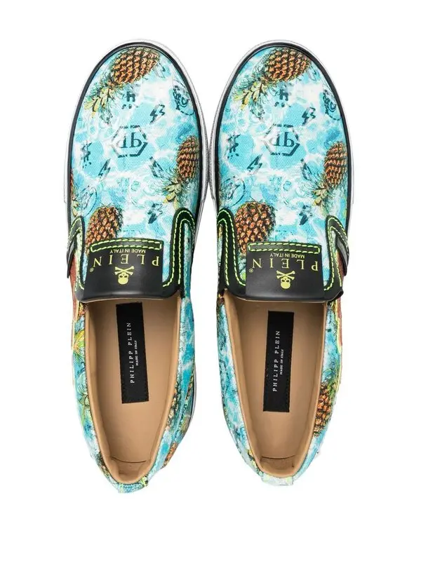 Philipp Plein Flame Slip-on Sneakers