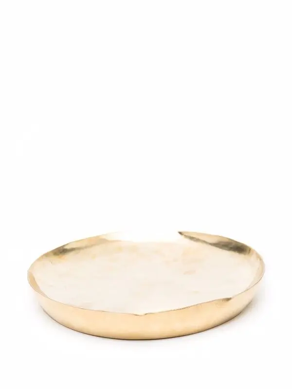 PARTS OF FOUR Brass Raised-trim Plate
