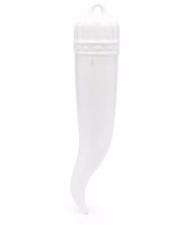 SELETTI My Lucky Horn Ornament - White