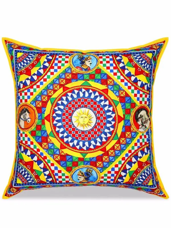 Dolce & Gabbana Carretto Extra-large Cotton Cushion