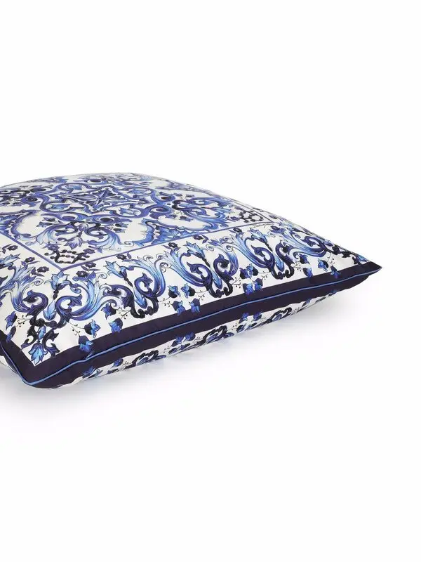 Dolce & Gabbana Large Mediterraneo Silk-twill Cushion