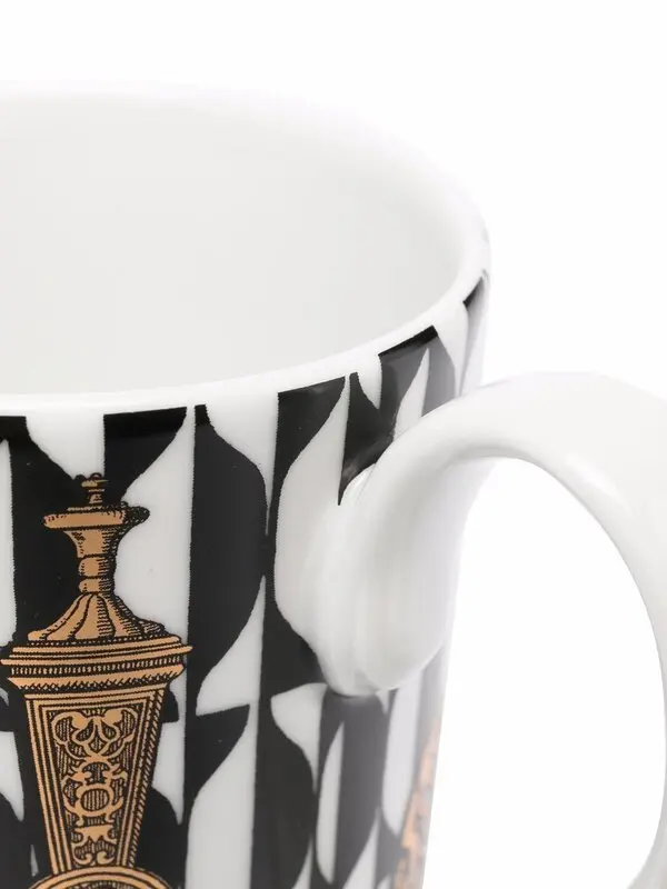 FORNASETTI Chiavi Printed Mug