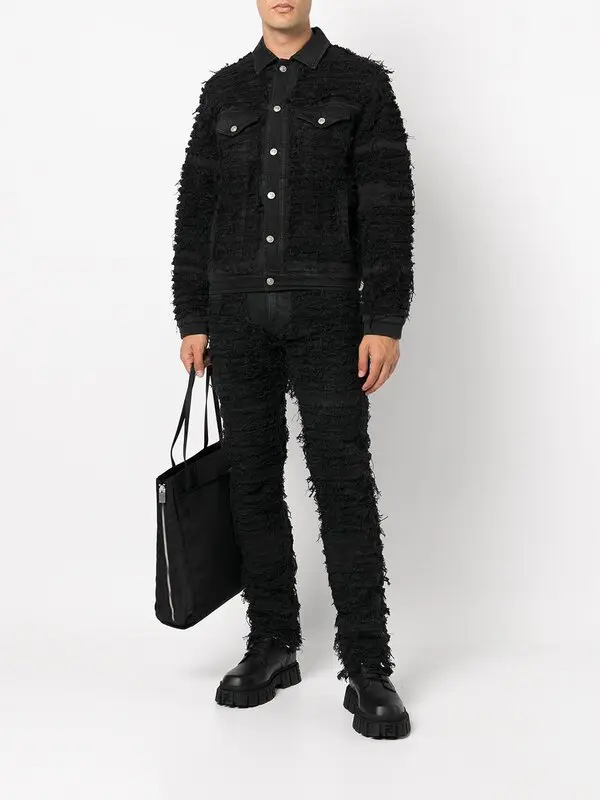 1017 Alyx 9sm Frayed Denim Jacket