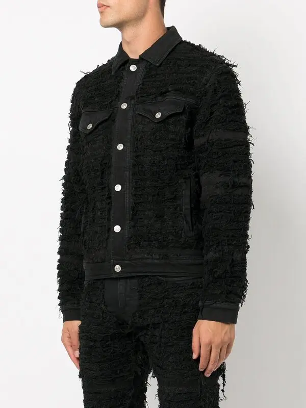 1017 Alyx 9sm Frayed Denim Jacket